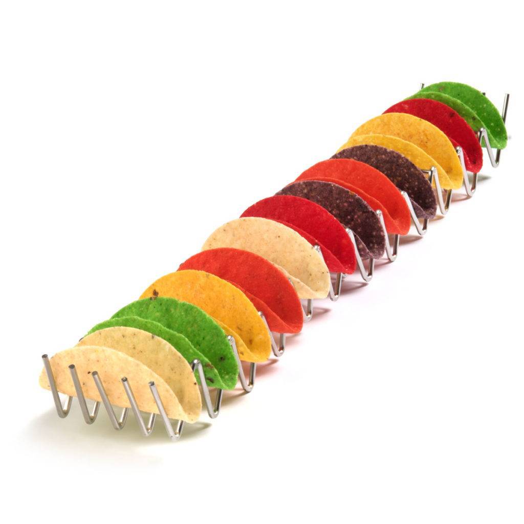 Long Bamboo Mini Taco Board | Displays & Racks | Mini Taco Shells
